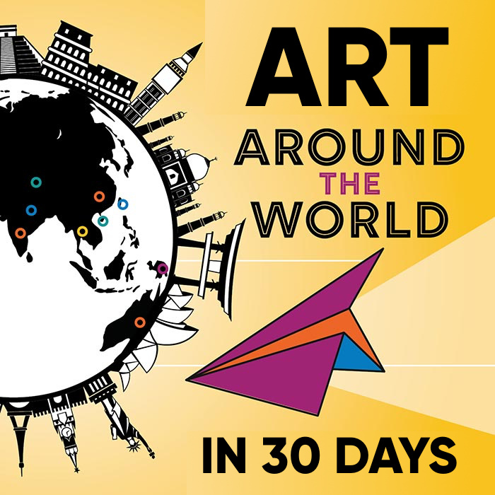 Art Around the World in 30 Days + GIVEAWAY - July 2023